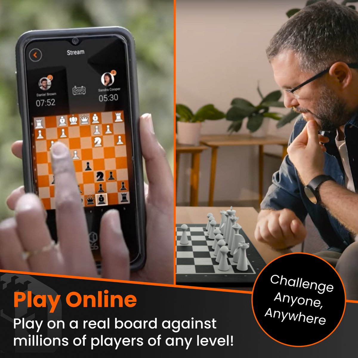 GoChess Lite Modern: Advanced AI Chess Board for Smart Gameplay